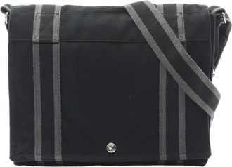 Herm&egrave;s 20th Century Canvas Fourre Tout Besace PM crossbody bag - Schwarz