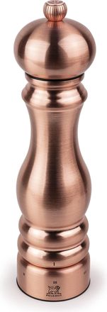 Peugeot Salzmühle Paris Chef uSelect 22 cm + Steinsalz - Aus Edelstahl - 6 voreingestellte Mahlgrade - Kupferfarben