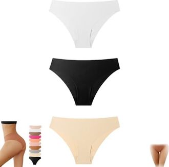 Generic Sous-v&ecirc;tements sans bout de chameau pour femme, r&eacute;sistant &agrave; la transpiration, respirant, confortable, sans couture, sous-v&ecirc;tements invisibles en soie 