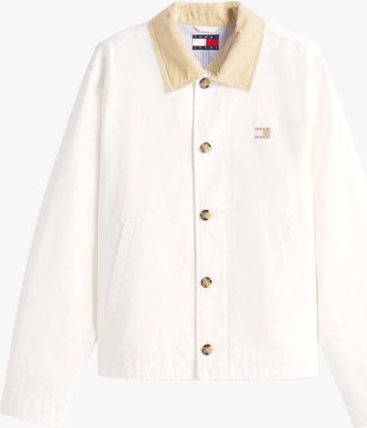 Tommy Hilfiger Veste de travail boxy &agrave; logo ton sur ton