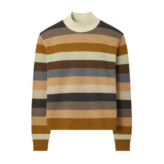 Tory Burch Gestreifter Rollkragenpullover - - Knitwear - Damen - Mehrfarbig - L