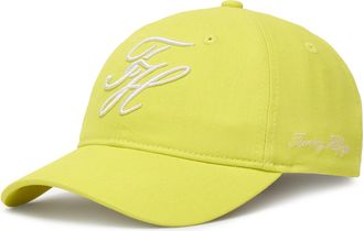 Tommy Hilfiger Cap Tommy Hilfiger Logo Embroidery Baseball Cap AW0AW18338 Gr&uuml;n