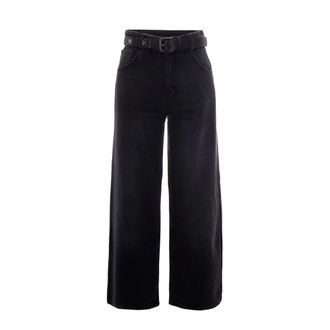 Liu Jo Pant Candy Belt H.w. - - Jeans - Damen - Schwarzk - L