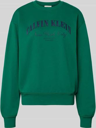 Calvin Klein Jeans Sweatshirt mit Label-Print Modell GRAPHIC
