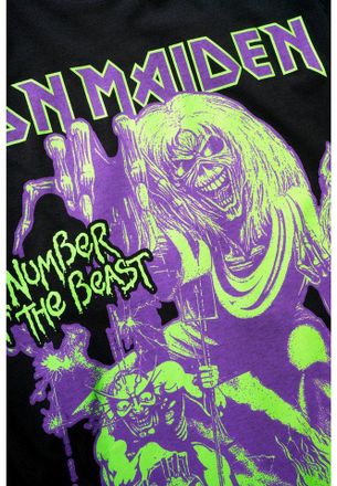 Brandit T-Shirt Brandit Herren Iron Maiden NOTB (glow in the dark pigment) (1-tlg)