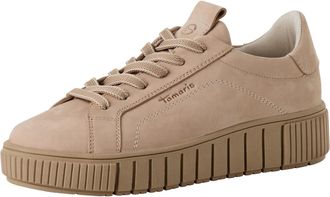 Tamaris Damen Schn&uuml;rer Leder braun 40