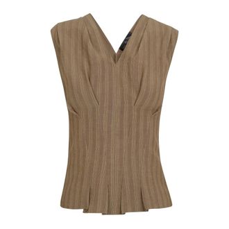 Cortana Ida Top - - Tops - Damen - Braun - 2XS