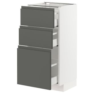 IKEA METOD / MAXIMERA Unterschrank mit 3 Schubladen