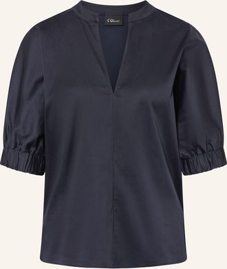 s.Oliver Black Label S.Oliver Black Label Blusenshirt blau