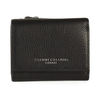 Gianni Chiarini Femme, Accessoires, Noir, Taille: ONE Size Petit portefeuille en cuir grain dollar | 3Bgdbpfw506523Aigrn 001 Noir