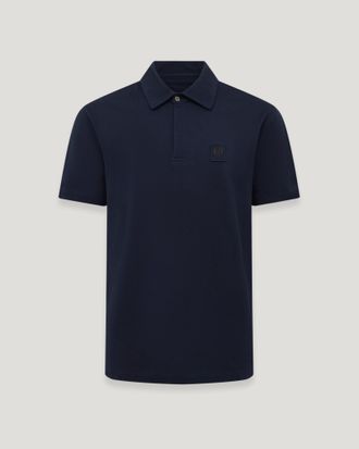 Belstaff Polo Curator Pour Homme Piqu&eacute; De Coton Bleu Encre Fonc&eacute; 2xl