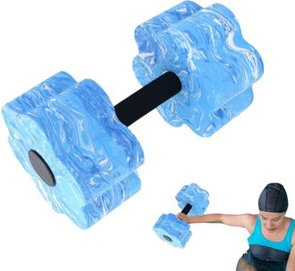 Generico Dumbbells f&uuml;r Wasser&uuml;bungen: Schaumstoffstange, wasserfestes Trainingsger&auml;t, schwimmende Fitnessger&auml;te, langlebige Widerstandswerkzeuge | Zeiger