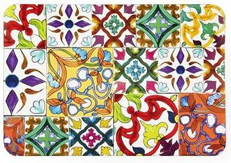 Excelsa Lisbonne Lot de 6 sets de table rectangulaires, 43,5 x 29 cm, plastique PP