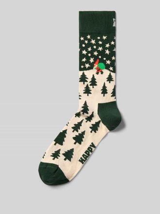 Happy Socks Socken aus elastischem Baumwoll-Mix Modell Santa on the Way