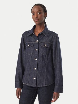 Calvin Klein Jeans Jeanshemd Trucker LV047H777G Dunkelblau Slim Fit