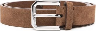 Brunello Cucinelli Ceinture en cuir retourn&eacute; - unisex - Accessoires - Brun - Taille: 105 CM