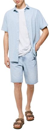 Springfield Hemd, hellblau, S