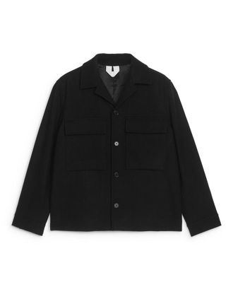 Arket Elegante Wolljacke -Schwarz