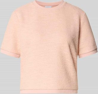 Jake*s T-Shirt in Frotte-Optik mit Rundhalsausschnitt