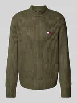 Tommy Jeans Strickpullover mit Logo-Stitching
