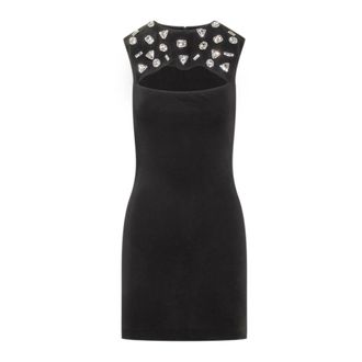 Dsquared2 Cut Out Mini Kleid - - Dresses - Damen - Schwarzk - XS