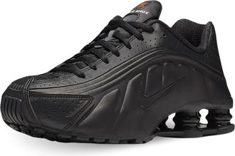 Nike Nike Herren Shox R4 Sneaker, Mehrfarbig (Black/Max Orange 000), 40.5 EU