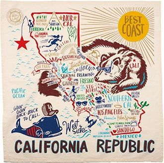 Primitives By Kathy LOL Made You Smile Geschirrtuch, Baumwolle, Super California, Medium