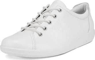 Ecco Damen Soft 2.0 Tie Tie Hohe Sneaker, Weiß, 40 EU