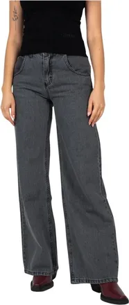 La Haine Inside Us Lw833 Jean Large - Femme - Jeans - Gris - Taille: 44 FR