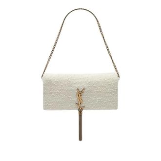 Saint Laurent Pre-owned Kate 99 Clutch - Femme - Pre-owned - Blanc - Taille: ONE Size
