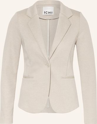 Ichi Piqué-Blazer Ihkate beige