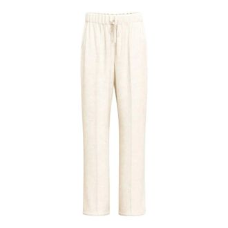 Emme Di Marella Emme DI Marella, Femme, Pantalons, Blanc, Taille: 38 FR Emmsauna Linen Pantalons