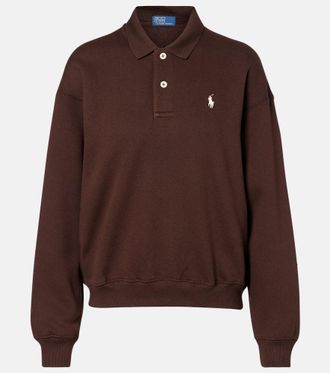 Polo Ralph Lauren Sweat-shirt en coton mélangé à logo