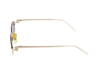 Gucci Unisex Sunglasses Gg1278s 005 Gold Violet 55-19-140 Metal