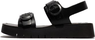 FLY London Fly London Damen SOLB260FLY Sandal, Black, 41 EU