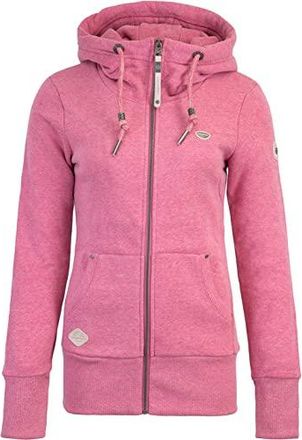 Ragwear Neska Sweat &agrave; capuche zipp&eacute; pour femme, magenta, L
