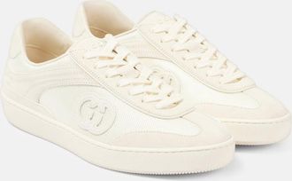 Gucci Sneakers G74 mit Veloursleder
