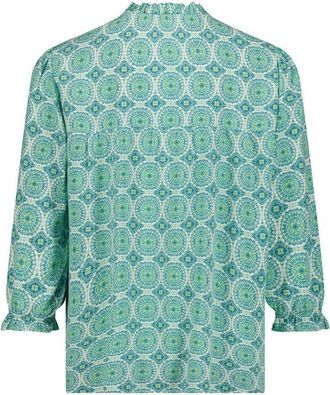 Cartoon Schlupfbluse Damen mit Raffung