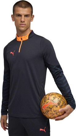 Puma Individual Cup Drill-Top f&uuml;r Herren (Dunkles Marineblau/Orange)