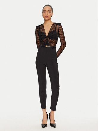 Elisabetta Franchi Jumpsuit TU-021-46E2 Schwarz Slim Fit