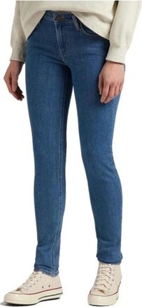 Lee Femme, Jeans, Bleu, Taille: W25 L33 Jean avec poches &agrave; zip et bouton