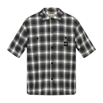 Gallery Dept. Woll-Kurzarmhemd - - Shirts - Herren - Schwarzk - S
