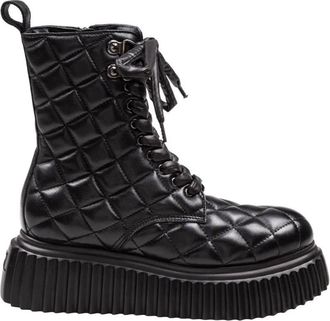 AGL Stiefel - Quilted Leather Softy Lowboot Ankle Boot - Gr. 36 (EU) - in Schwarz - f&uuml;r Damen