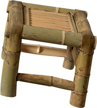 Supvox Hocker Aus Bambus Für Zuhause Sitzhocker Ohne Lackierung Natürlich Und Sicher Leicht Zu Reinigen Tragen