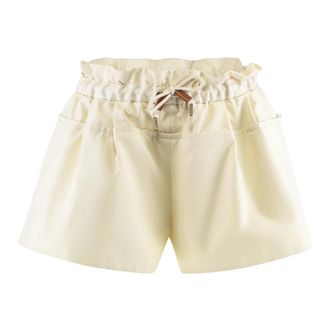 Moncler Cotton Shorts - - Shorts - Damen - Beige - XS