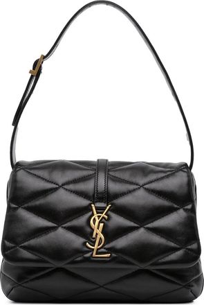 Saint Laurent Hobo Bags - Quilted Lambskin Le 57 Diamond Shoulder Bag - Gr. unisize - in Schwarz - für Damen