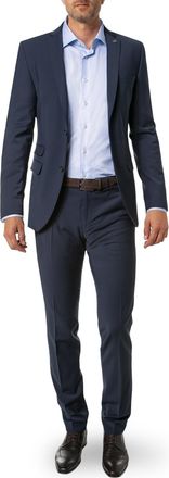 CG - Club of Gents Herren Anzug blau Slim Fit
