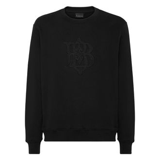 Billionaire Boys Club Homme, Sweatshirts et sweats &agrave; capuche, Noir, Taille: 3XL Roundneck SweaT-shirt LS