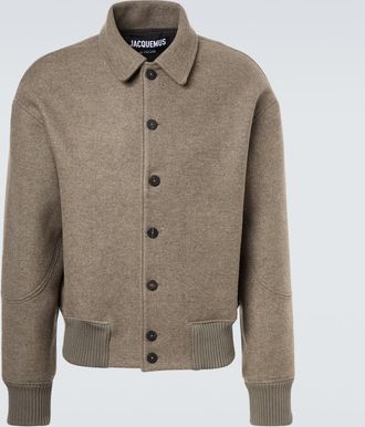 Jacquemus Veste blouson en laine vierge