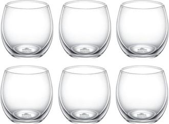 Wilmax England Wilmax - Verres en verre - 310 ml - Lot de 6 - Verres pour eau, jus, limonade, th&eacute;, caf&eacute; glac&eacute;, cocktails - Verres &agrave; eau - Verres &agrave; jus - Lavables au 